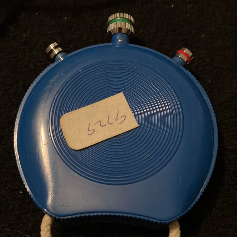 Heuer Vintage Trackmaster Blue Stop Watch, In Origina… - Gem